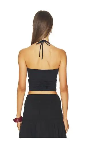 Susana Monaco Gathered Halter Neck Top