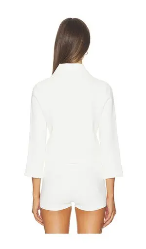 Alice + Olivia Ila Jacket In Ivory