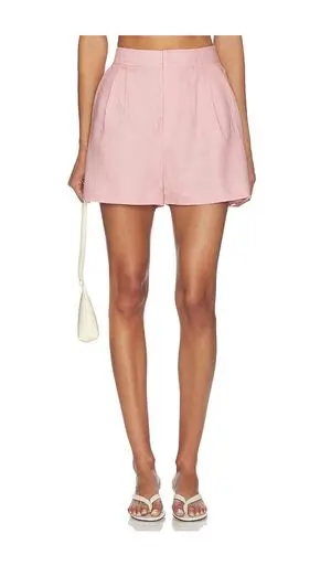 Yumi Kim Linen Pleated Shorts