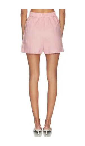 Yumi Kim Linen Pleated Shorts