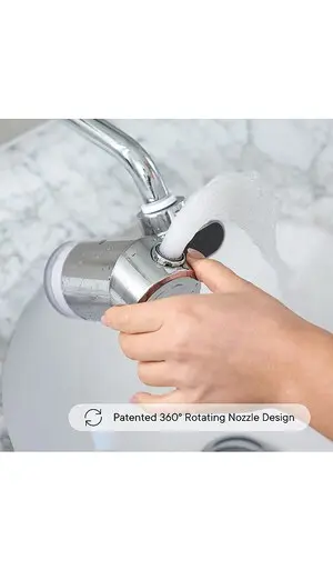 QURE Faucet Filter In Metallic