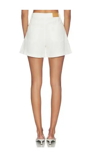 PISTOLA Kimora High Rise A-line Linen Shorts