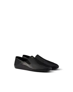 Prada Leather Loafers - Black