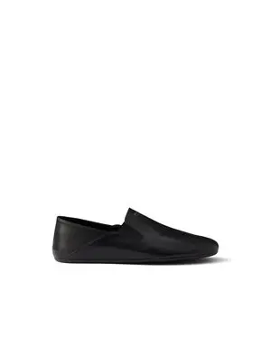 Prada Leather Loafers - Black