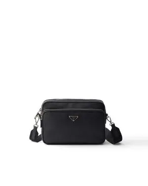 Prada Saffiano Leather Shoulder Bag - Black