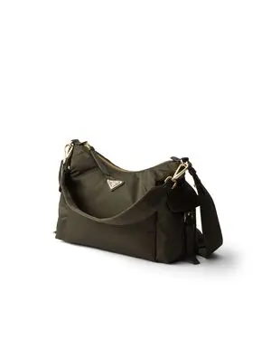 Prada Re-nylon And Leather Large Bag