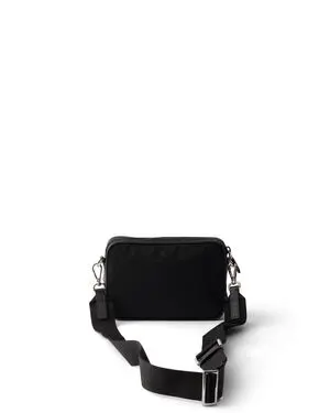 Prada Re-nylon And Saffiano Leather Shoulder Bag