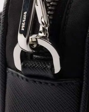 Prada Re-nylon And Saffiano Leather Shoulder Bag