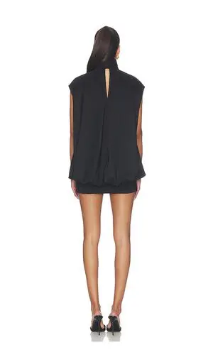 Prabal Gurung Tie-neck Cocoon Mini Dress