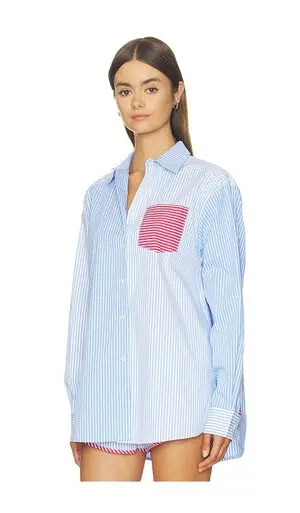 Solid & Striped The Avril Button Down Shirt - Blue