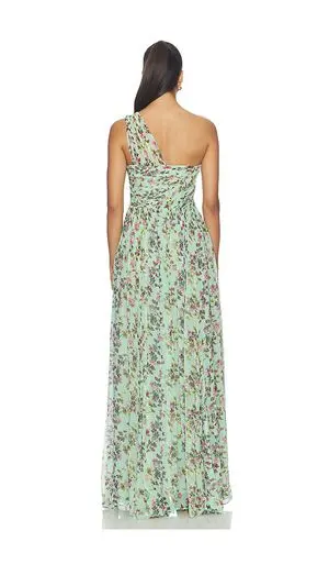 Ulla Johnson Aureline Silk One Shoulder Gown