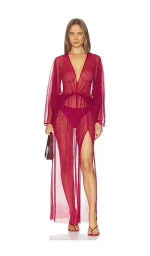 L'IDEE Capri Robe In . Also - Red