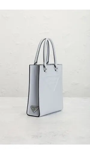 FWRD RENEW Prada Mini Drill Tote Bag