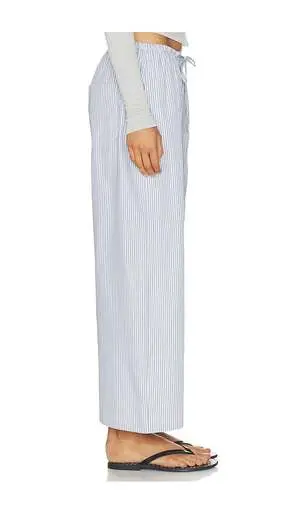 LESET Yoshi Stripe Crop Drawstring Pant