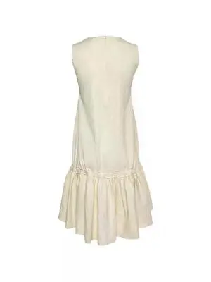 Victoria Beckham Tiered Cloqué Mini Dress
