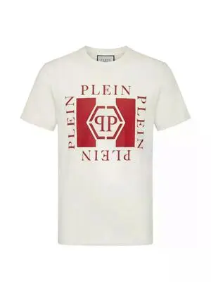 Philipp Plein Jersey T-shirt Plein Pp - Neutrals