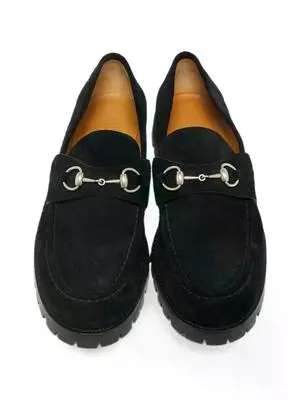 Gucci Horsebit Suede Loafers