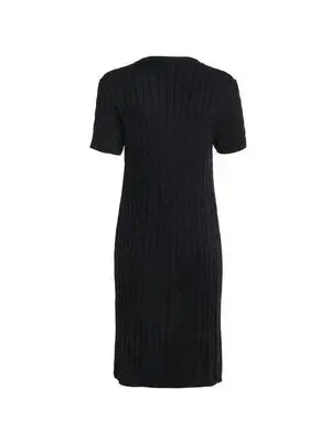Polo Ralph Lauren Cable-knit Patch-pocket Midi Dress