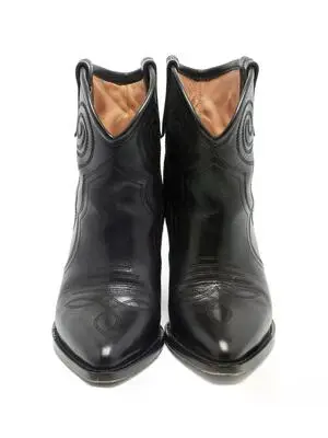 ISABEL MARANT VINTAGE Dewina Leather Ankle Boots
