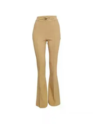 Elisabetta Franchi Buckled Wide-leg Trousers