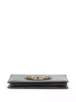 Gucci Horsebit Wallet On Chain - Black