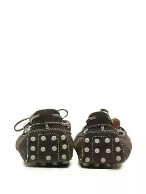 TOD'S Round-toe Suede Loafers
