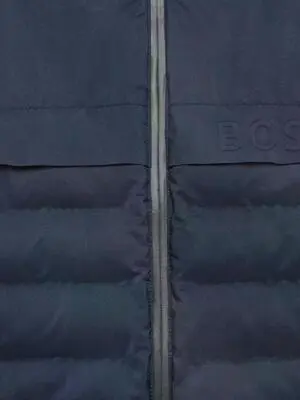 BOSS Logo-print Padded Hooded Jacket