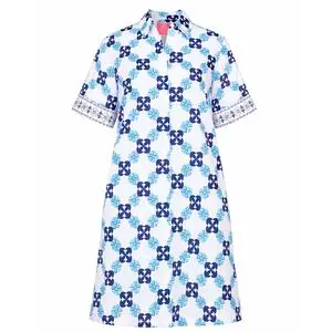 JUST DARVINY Charlize Dress Ocean Reef - Blue