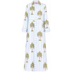 JUST DARVINY Resort Dress Santa Barbara - Blue