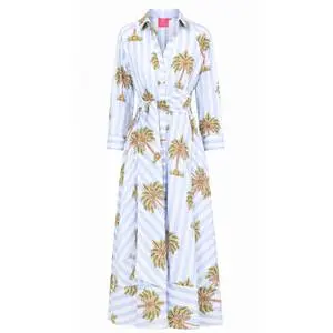 JUST DARVINY Mable's Dress Santa Barbara - Blue