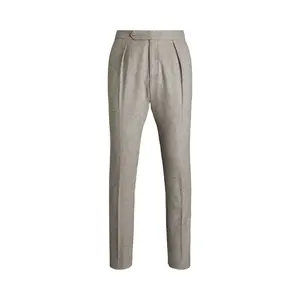 Ralph Lauren Pleated Wool Flannel Trouser