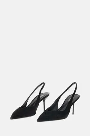 Paris Texas Lidia Slingback 70 Stiletto Heel Shoes - Nero