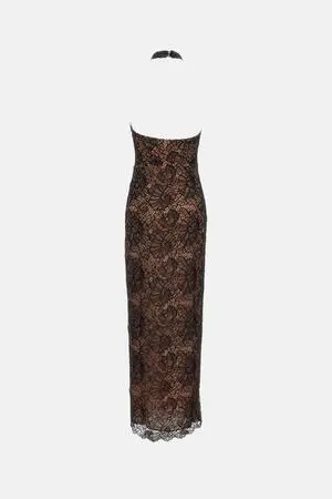 ROTATE BY BIRGER CHRISTENSEN High-neck Lace Dress