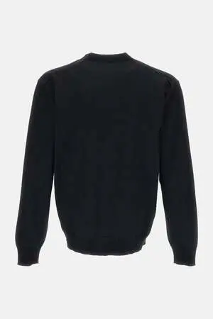 Givenchy Crew Neck Sweater With Embellishments - Nero