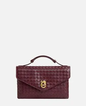 Bottega Veneta Knot Lock Bag - Red