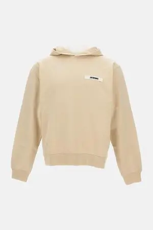 Jacquemus Cotton Hoodie - Beige