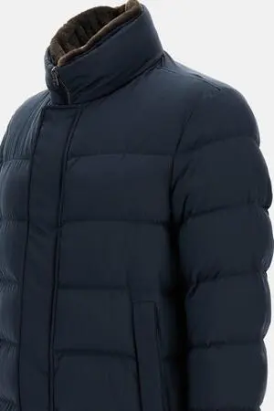 Herno Arendelle Bomber Jacket With Synthetic Fur Trim