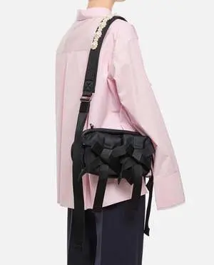 Simone Rocha Embellished Bow Messenger Bag
