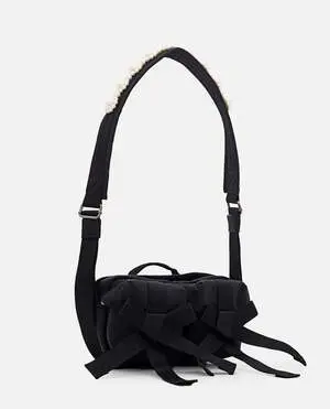 Simone Rocha Embellished Bow Messenger Bag