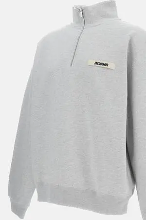 Jacquemus Grosgrain Sweatshirt With Zip