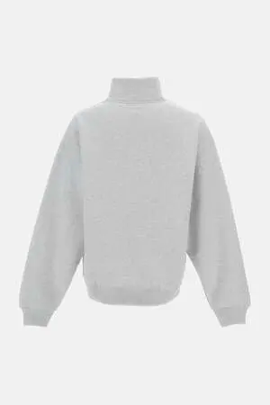 Jacquemus Grosgrain Logo Zip Sweatshirt - Grigio