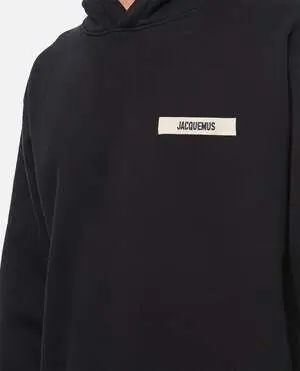Jacquemus Grosgrain Hoodie - Black