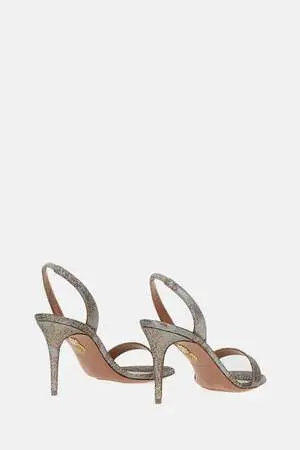 AQUAZZURA So Nude Sandals 85 - Grey