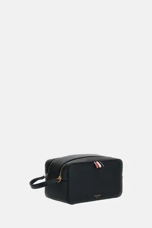 Thom Browne Leather Toiletry Bag