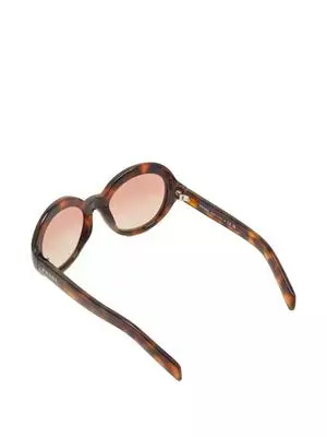 Prada Round Frame Sunglasses - Brown