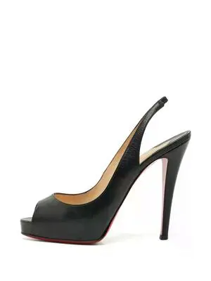 CHRISTIAN LOUBOUTIN Private Number Peep-toe Sandals