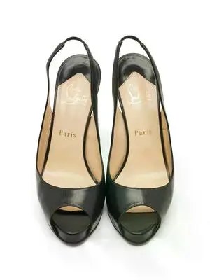 CHRISTIAN LOUBOUTIN Private Number Peep-toe Sandals