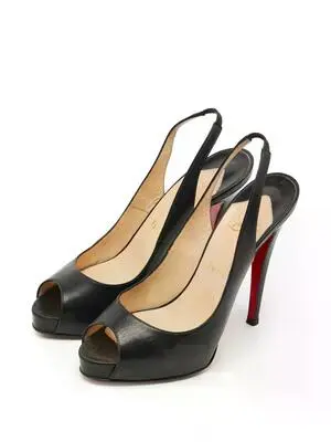 CHRISTIAN LOUBOUTIN Private Number Peep-toe Sandals
