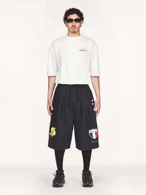 ADIDAS X WILLY CHAVARRIA Oversized Cotton Bermuda Shorts