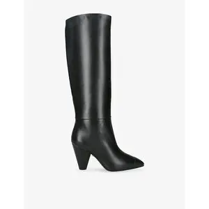 ALEVI MILANO Naty 85 Knee-high Leather Boots - Black